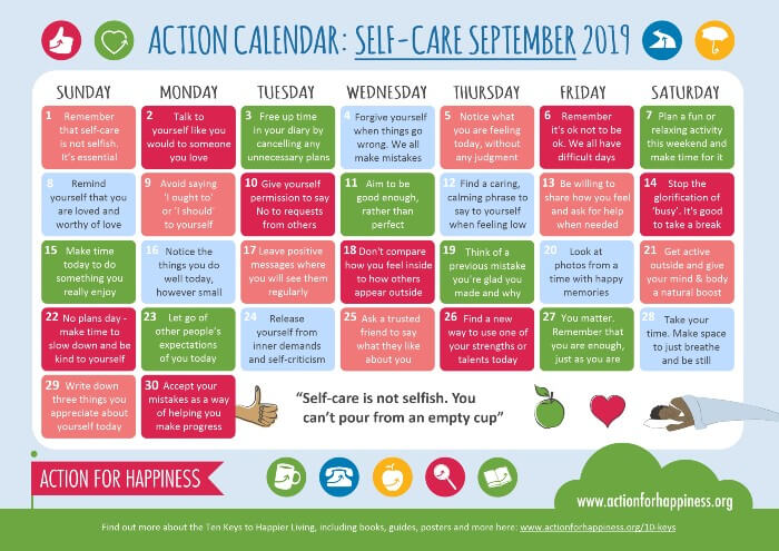 Counselor’s Corner: Self-Care September - Stamford American School HK
